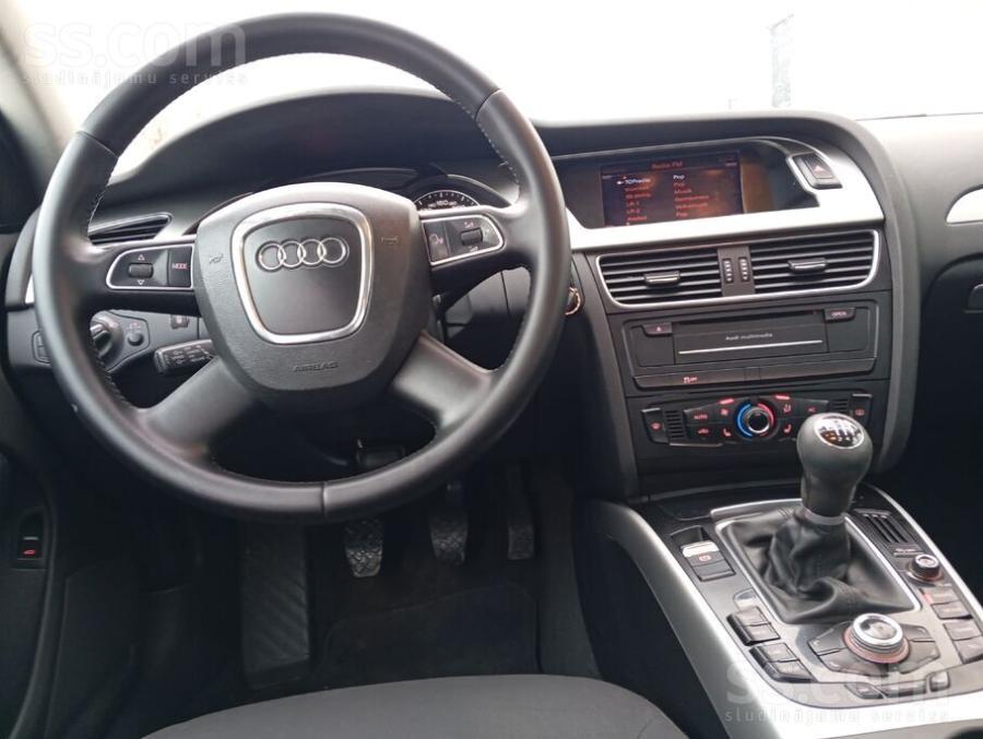 White Audi A4 2010 in Balvi, with an engine capacity of 2.00 L and mileage of 0 thousand km for 4950 €, photo 16 on AUTOMOTO.COM.LV