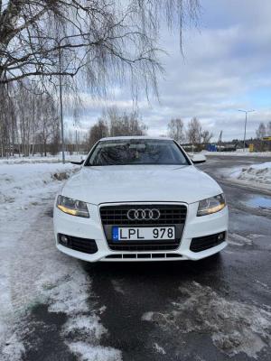 White Audi A4 2010 in Taurage, with an engine capacity of 1.97 L and mileage of 244 thousand km for 5350 €, photo  on AUTOMOTO.COM.LV