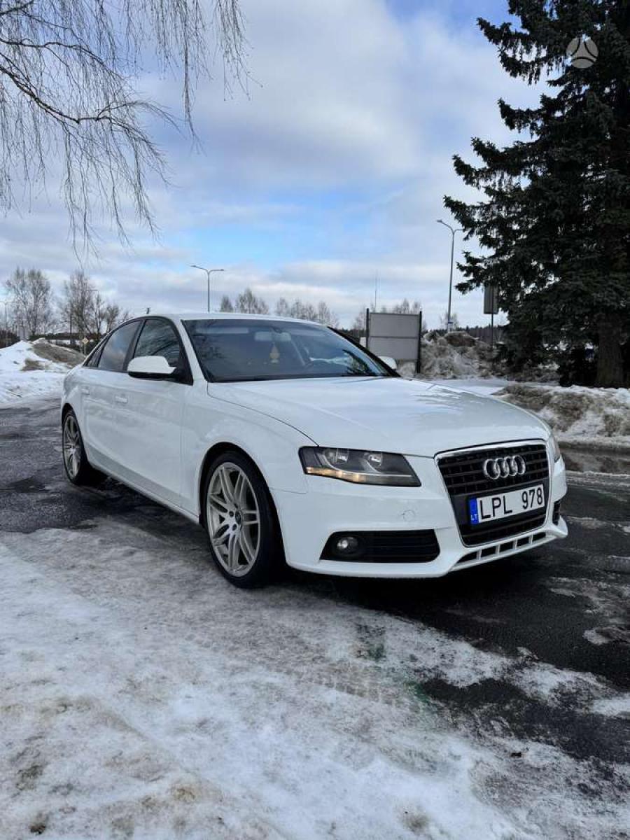 White Audi A4 2010 in Taurage, with an engine capacity of 1.97 L and mileage of 244 thousand km for 5350 €, photo 2 on AUTOMOTO.COM.LV