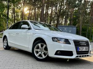 White Audi A4 2010 in Alytus, with an engine capacity of 2.70 L and mileage of 301 thousand km for 6850 €, photo 9 on AUTOMOTO.COM.LV