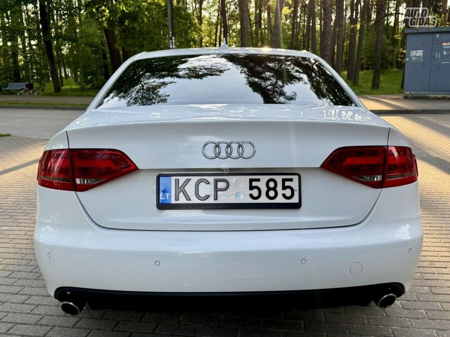 White Audi A4 2010 in Alytus, with an engine capacity of 2.70 L and mileage of 301 thousand km for 6850 €, photo 21 on AUTOMOTO.COM.LV