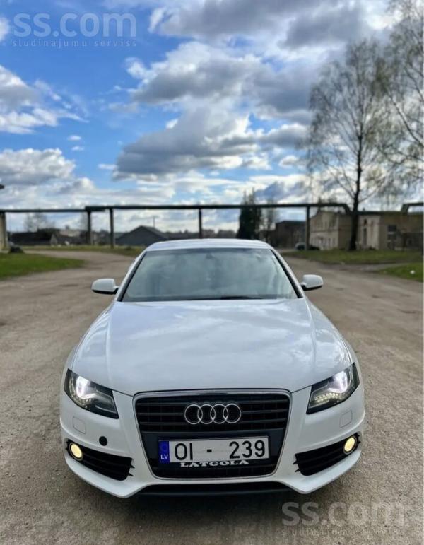 White Audi A4 2010 in Kraslava, with an engine capacity of 2.00 L and mileage of 0 thousand km for 5000 €, photo 2 on AUTOMOTO.COM.LV