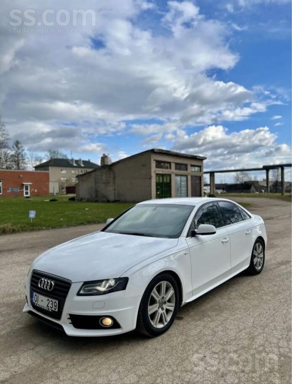 White Audi A4 2010 in Kraslava, with an engine capacity of 2.00 L and mileage of 0 thousand km for 5000 €, photo 5 on AUTOMOTO.COM.LV