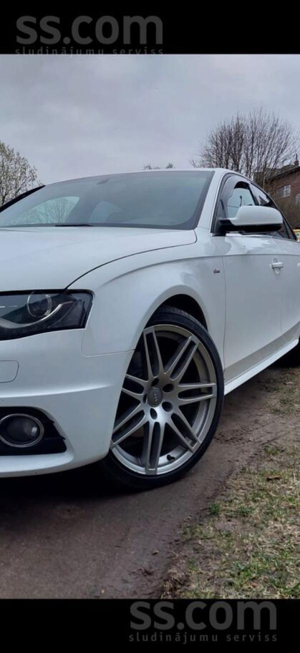 White Audi A4 2010 in Kraslava, with an engine capacity of 2.00 L and mileage of 0 thousand km for 5000 €, photo 1 on AUTOMOTO.COM.LV