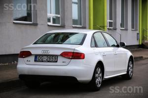 White Audi A4 2010 in Riga, with an engine capacity of 1.80 L and mileage of 277 thousand km for 5495 €, photo 6 on AUTOMOTO.COM.LV