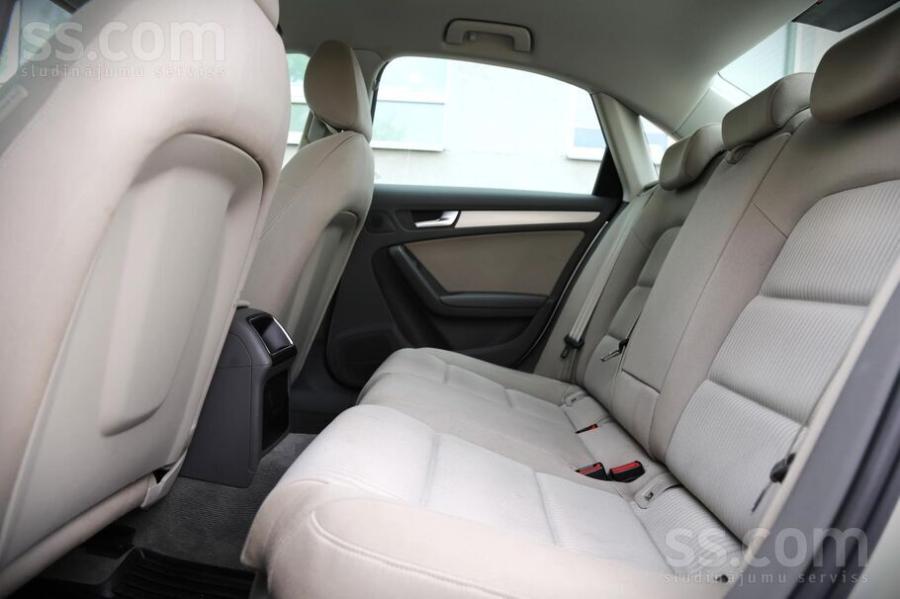 White Audi A4 2010 in Riga, with an engine capacity of 1.80 L and mileage of 277 thousand km for 5495 €, photo 14 on AUTOMOTO.COM.LV
