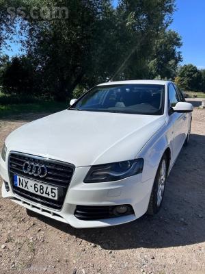 White Audi A4 2010 in Liepaja, with an engine capacity of 3.00 L and mileage of 306 thousand km for 8150 €, photo  on AUTOMOTO.COM.LV