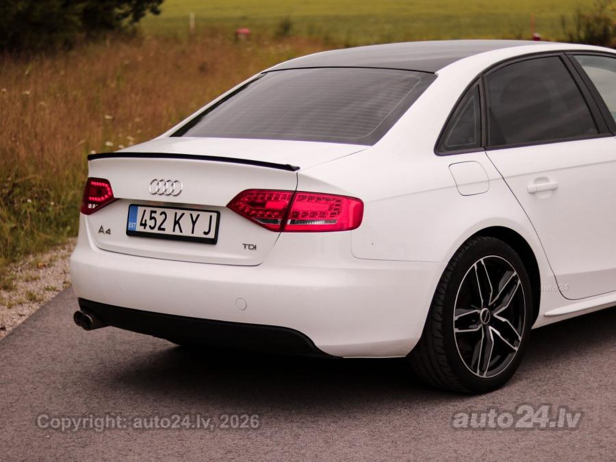 Balts Audi A4 2010 Tallina, ar dzinēja tilpumu 2.00 L un nobraukumu 320 tūkst. km par 4850 €, foto 14 vietnē AUTOMOTO.COM.LV