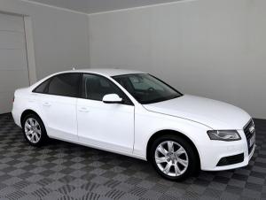 White Audi A4 2010 in Tallinn, with an engine capacity of 2.00 L and mileage of 284 thousand km for 3999 €, photo 1 on AUTOMOTO.COM.LV