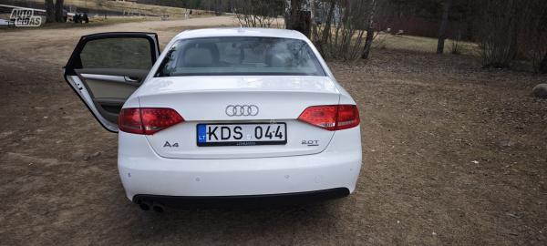 White Audi A4 2011 in Vilnius, with an engine capacity of 2.00 L and mileage of 242 thousand km for 6500 €, photo 4 on AUTOMOTO.COM.LV