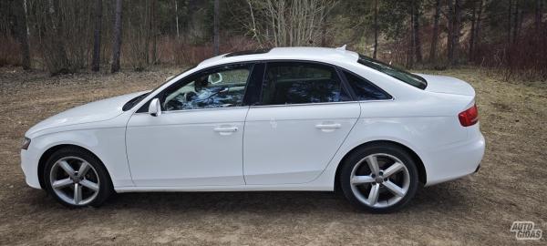 White Audi A4 2011 in Vilnius, with an engine capacity of 2.00 L and mileage of 242 thousand km for 6500 €, photo 5 on AUTOMOTO.COM.LV
