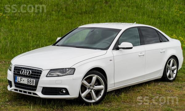 Белый Ауди А4 2011 в Рига, объемом двигателя 2.00 л и пробегом 255 тыс. км за 8500 €, фото 1 на AUTOMOTO.COM.LV