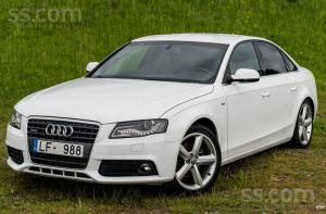White Audi A4 2011 in Riga, with an engine capacity of 2.00 L and mileage of 255 thousand km for 8500 €, photo 3 on AUTOMOTO.COM.LV