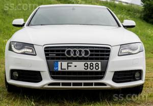 White Audi A4 2011 in Riga, with an engine capacity of 2.00 L and mileage of 255 thousand km for 8500 €, photo 4 on AUTOMOTO.COM.LV