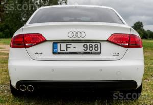 White Audi A4 2011 in Riga, with an engine capacity of 2.00 L and mileage of 255 thousand km for 8500 €, photo 7 on AUTOMOTO.COM.LV