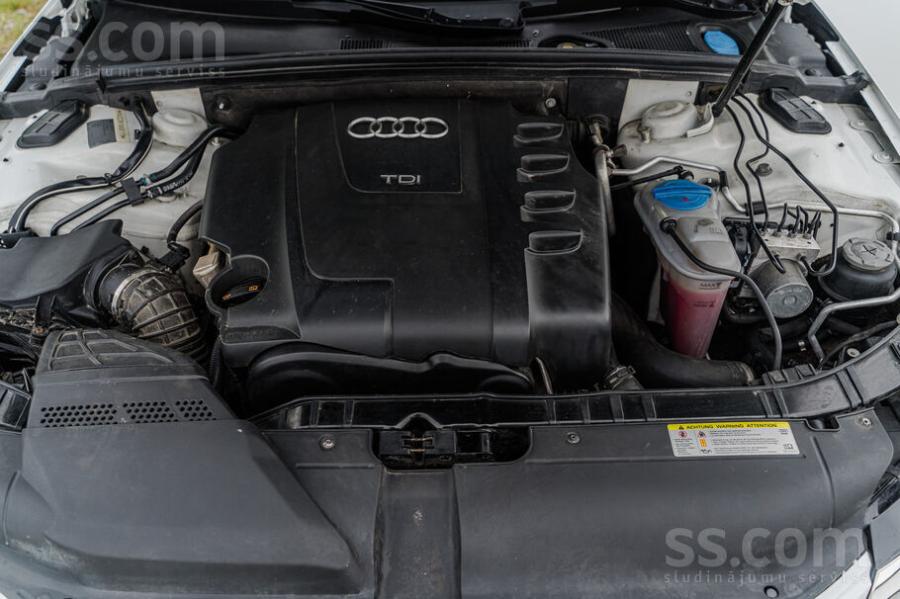 White Audi A4 2011 in Riga, with an engine capacity of 2.00 L and mileage of 255 thousand km for 8500 €, photo 13 on AUTOMOTO.COM.LV