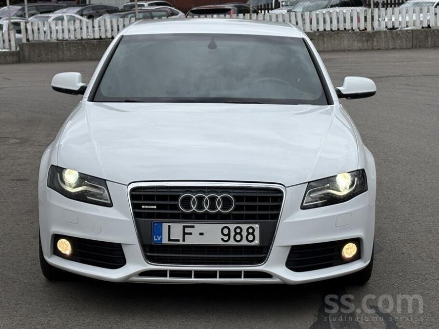 White Audi A4 2011 in Riga, with an engine capacity of 2.00 L and mileage of 0 thousand km for 8500 €, photo 3 on AUTOMOTO.COM.LV