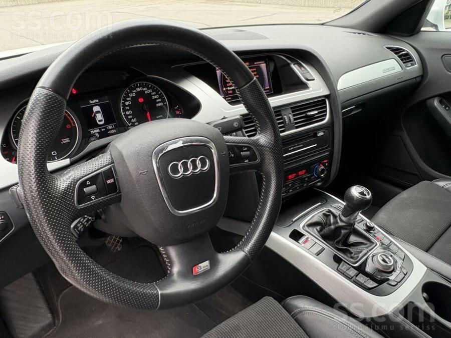 White Audi A4 2011 in Riga, with an engine capacity of 2.00 L and mileage of 0 thousand km for 8500 €, photo 9 on AUTOMOTO.COM.LV