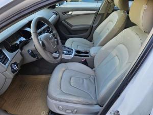 White Audi A4 2011 in Vilnius, with an engine capacity of 1.98 L and mileage of 172 thousand km for 5200 €, photo 9 on AUTOMOTO.COM.LV