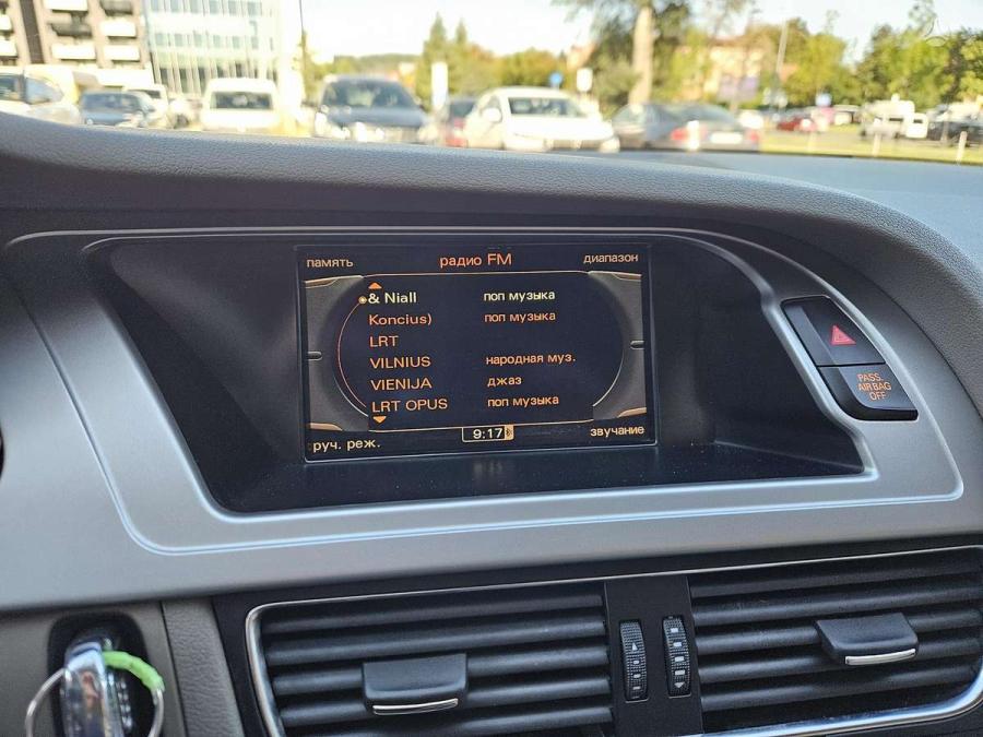 White Audi A4 2011 in Vilnius, with an engine capacity of 1.98 L and mileage of 172 thousand km for 5200 €, photo 15 on AUTOMOTO.COM.LV
