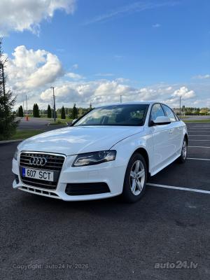White Audi A4 2011 in Tallinn, with an engine capacity of 1.80 L and mileage of 288 thousand km for 6490 €, photo  on AUTOMOTO.COM.LV