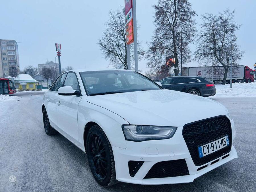 White Audi A4 2012 in Kaunas, with an engine capacity of 1.97 L and mileage of 232 thousand km for 9500 €, photo 4 on AUTOMOTO.COM.LV