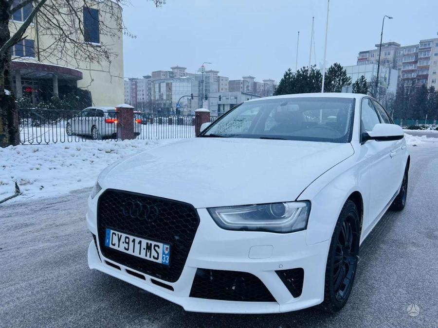 White Audi A4 2012 in Kaunas, with an engine capacity of 1.97 L and mileage of 232 thousand km for 9450 €, photo 6 on AUTOMOTO.COM.LV
