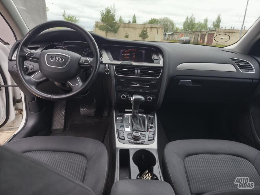 White Audi A4 2012 in Jurbarkas, with an engine capacity of 2.00 L and mileage of 272 thousand km for 6500 €, photo 8 on AUTOMOTO.COM.LV