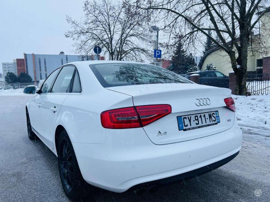 Balts Audi A4 2013 Kauņa, ar dzinēja tilpumu 2.00 L un nobraukumu 234 tūkst. km par 8850 €, foto 6 vietnē AUTOMOTO.COM.LV