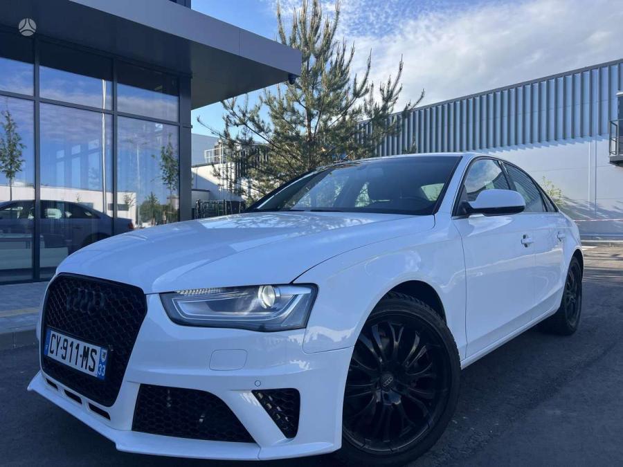 White Audi A4 2013 in Kaunas, with an engine capacity of 1.97 L and mileage of 234 thousand km for 7900 €, photo 1 on AUTOMOTO.COM.LV
