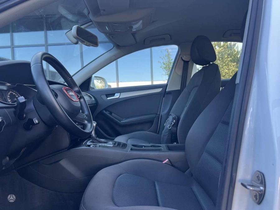 White Audi A4 2013 in Kaunas, with an engine capacity of 1.97 L and mileage of 234 thousand km for 7900 €, photo 16 on AUTOMOTO.COM.LV