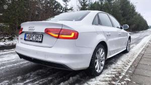White Audi A4 2014 in Vilnius, with an engine capacity of 1.98 L and mileage of 175 thousand km for 7550 €, photo 10 on AUTOMOTO.COM.LV