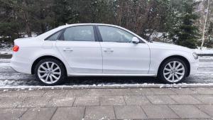 White Audi A4 2014 in Vilnius, with an engine capacity of 1.98 L and mileage of 175 thousand km for 7550 €, photo 11 on AUTOMOTO.COM.LV
