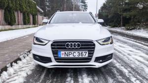 White Audi A4 2014 in Vilnius, with an engine capacity of 1.98 L and mileage of 175 thousand km for 7550 €, photo 12 on AUTOMOTO.COM.LV