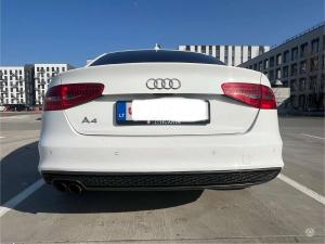White Audi A4 2014 in Vilnius, with an engine capacity of 1.98 L and mileage of 141 thousand km for 7800 €, photo 12 on AUTOMOTO.COM.LV