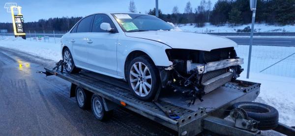 White Audi A4 2014 in Kaunas, with an engine capacity of 2.00 L and mileage of 300 thousand km for 4900 €, photo 4 on AUTOMOTO.COM.LV