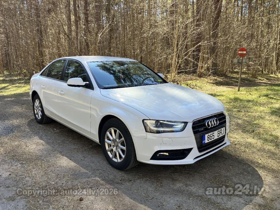 White Audi A4 2014 in Tallinn, with an engine capacity of 2.00 L and mileage of 175 thousand km for 9500 €, photo 1 on AUTOMOTO.COM.LV