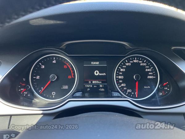 White Audi A4 2014 in Tallinn, with an engine capacity of 2.00 L and mileage of 175 thousand km for 9500 €, photo 6 on AUTOMOTO.COM.LV
