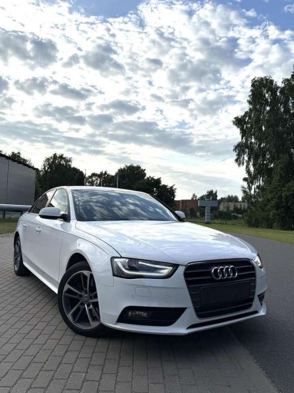 White Audi A4 2014 in Kaisiadorys, with an engine capacity of 1.80 L and mileage of 247 thousand km for 7250 €, photo 1 on AUTOMOTO.COM.LV
