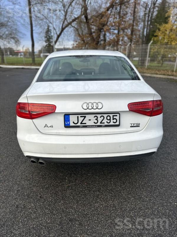 White Audi A4 2015 in Riga, with an engine capacity of 1.80 L and mileage of 181 thousand km for 7500 €, photo 7 on AUTOMOTO.COM.LV
