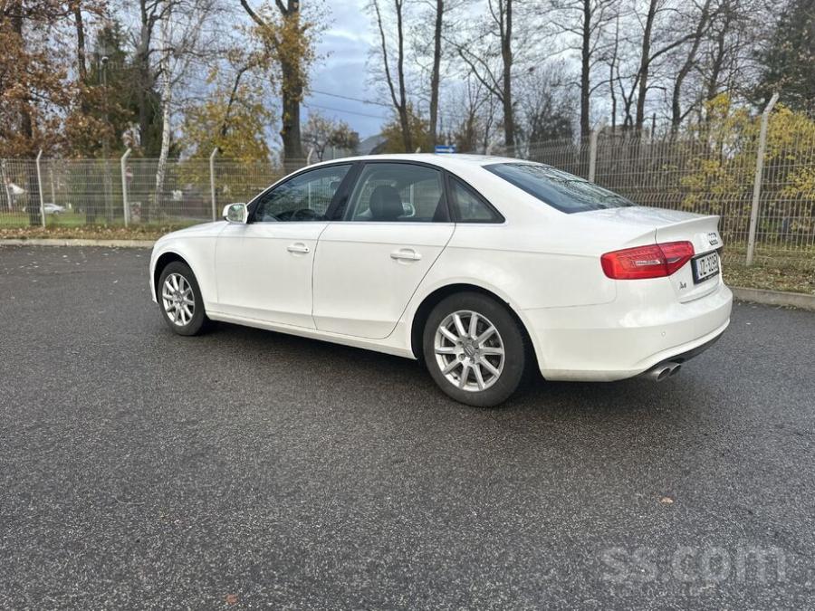 White Audi A4 2015 in Riga, with an engine capacity of 1.80 L and mileage of 181 thousand km for 7500 €, photo 10 on AUTOMOTO.COM.LV