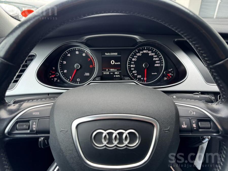 Balts Audi A4 2015 Rīga, ar dzinēja tilpumu 1.80 L un nobraukumu 181 tūkst. km par 8800 €, foto 20 vietnē AUTOMOTO.COM.LV