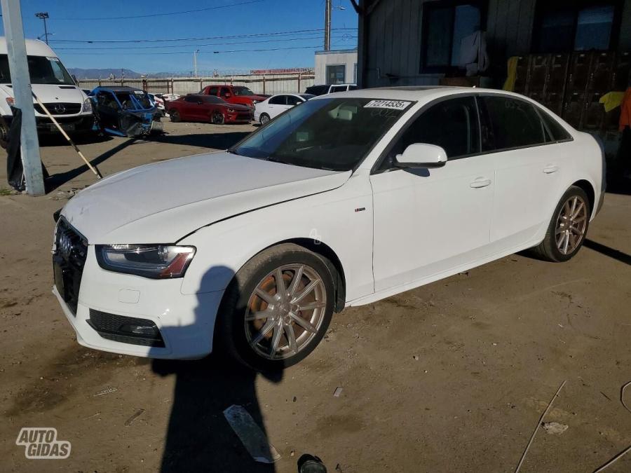White Audi A4 2016 in Klaipeda, with an engine capacity of 2.00 L and mileage of 199 thousand km for 7350 €, photo 1 on AUTOMOTO.COM.LV