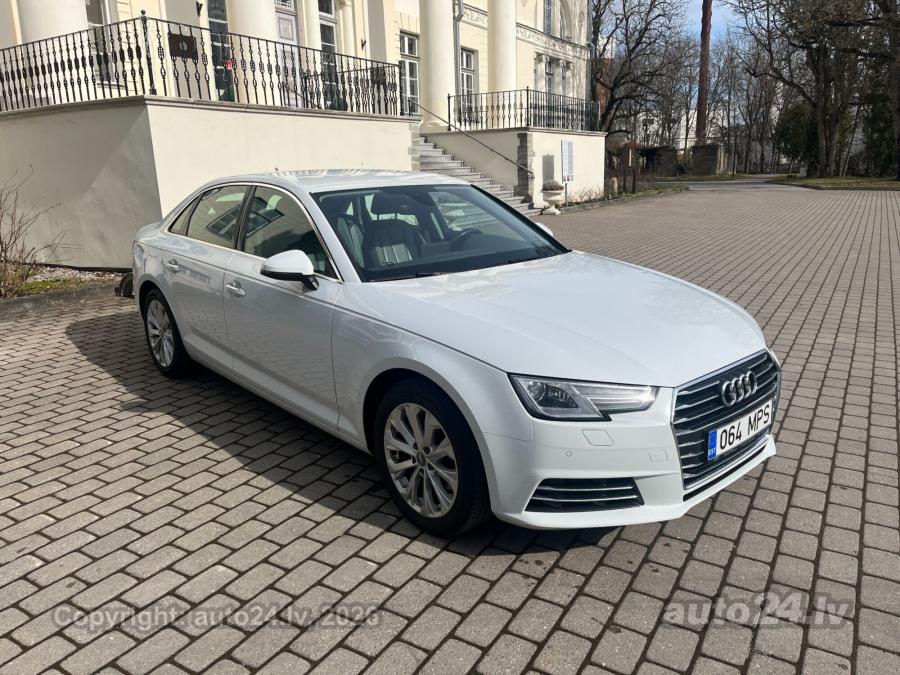 White Audi A4 2016 in Tallinn, with an engine capacity of 1.40 L and mileage of 132 thousand km for 16499 €, photo 3 on AUTOMOTO.COM.LV