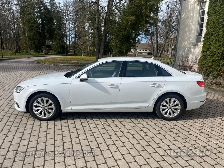 White Audi A4 2016 in Tallinn, with an engine capacity of 1.40 L and mileage of 132 thousand km for 16499 €, photo 6 on AUTOMOTO.COM.LV
