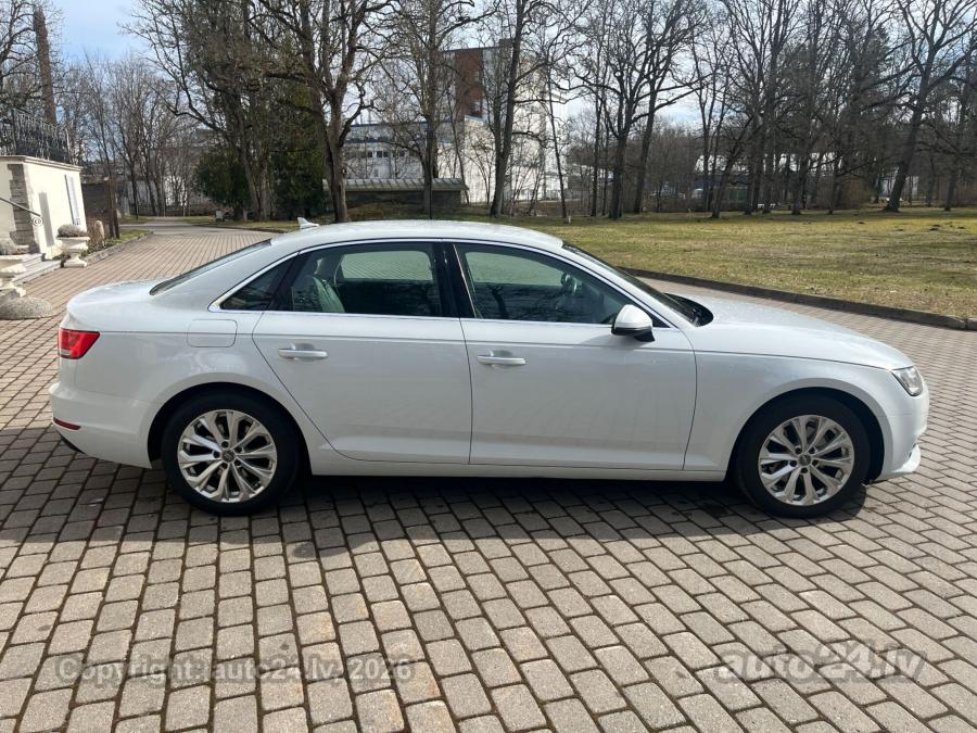 White Audi A4 2016 in Tallinn, with an engine capacity of 1.40 L and mileage of 132 thousand km for 16499 €, photo 7 on AUTOMOTO.COM.LV