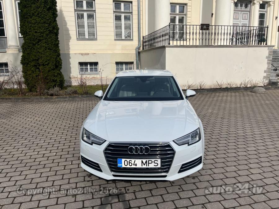 White Audi A4 2016 in Tallinn, with an engine capacity of 1.40 L and mileage of 132 thousand km for 16499 €, photo 8 on AUTOMOTO.COM.LV