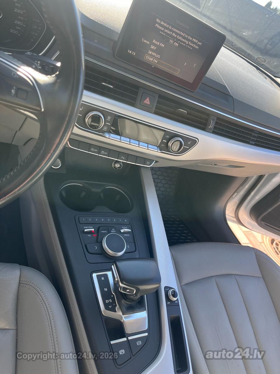 White Audi A4 2016 in Tallinn, with an engine capacity of 1.40 L and mileage of 132 thousand km for 16499 €, photo 12 on AUTOMOTO.COM.LV