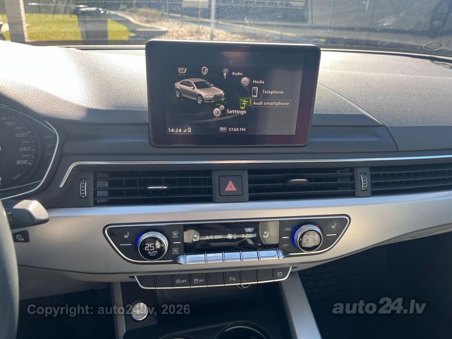 White Audi A4 2016 in Tallinn, with an engine capacity of 1.40 L and mileage of 132 thousand km for 16499 €, photo 13 on AUTOMOTO.COM.LV