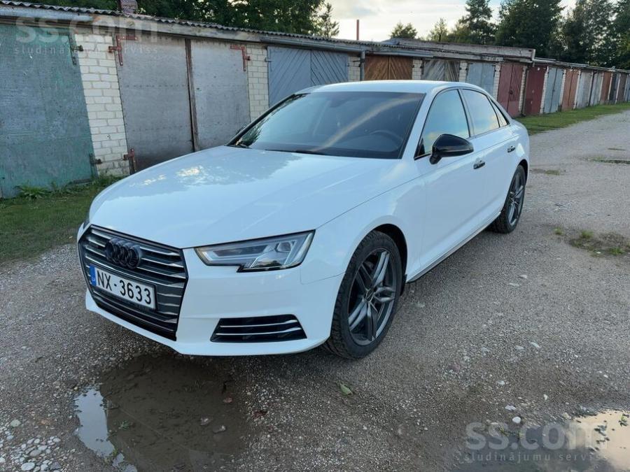 Balts Audi A4 2016 Liepāja, ar dzinēja tilpumu 2.00 L un nobraukumu 158 tūkst. km par 15500 €, foto 4 vietnē AUTOMOTO.COM.LV